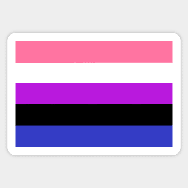 Genderfluid Pride Flag - Flag - Sticker | TeePublic